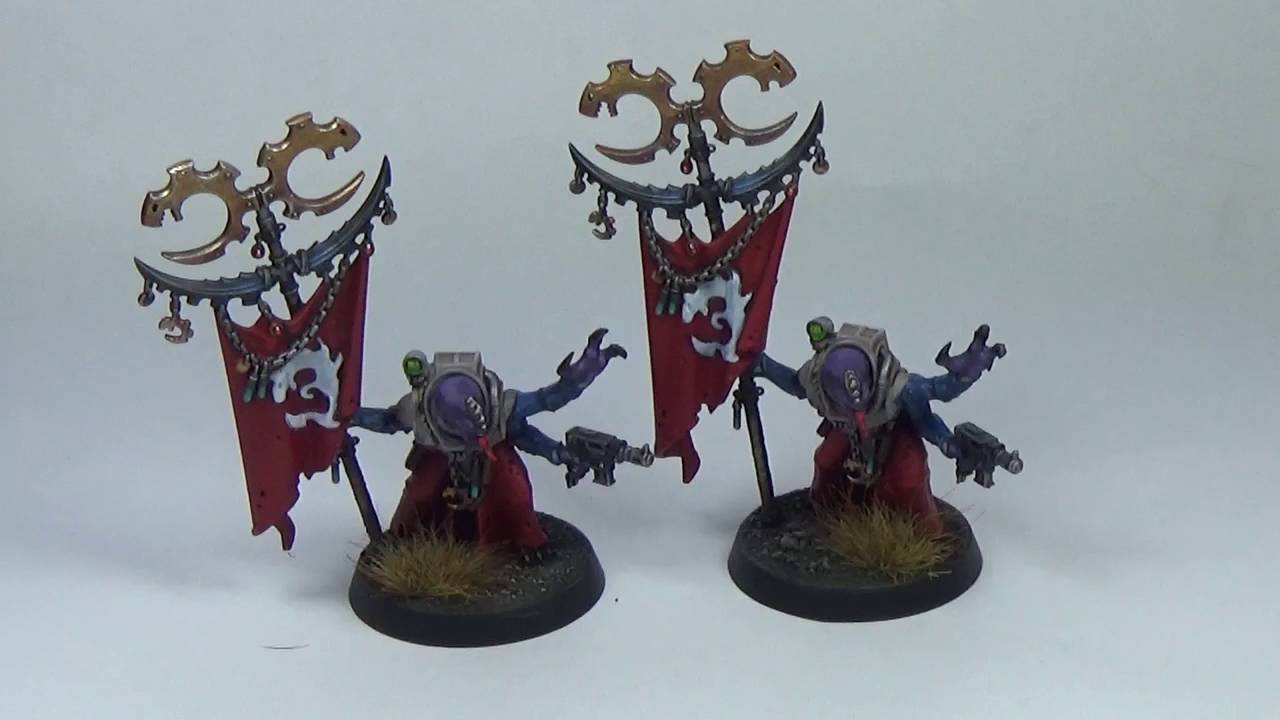 Warhammer 40k Genestealer Cults Acolyte Iconward - Pro Painted - YouTube