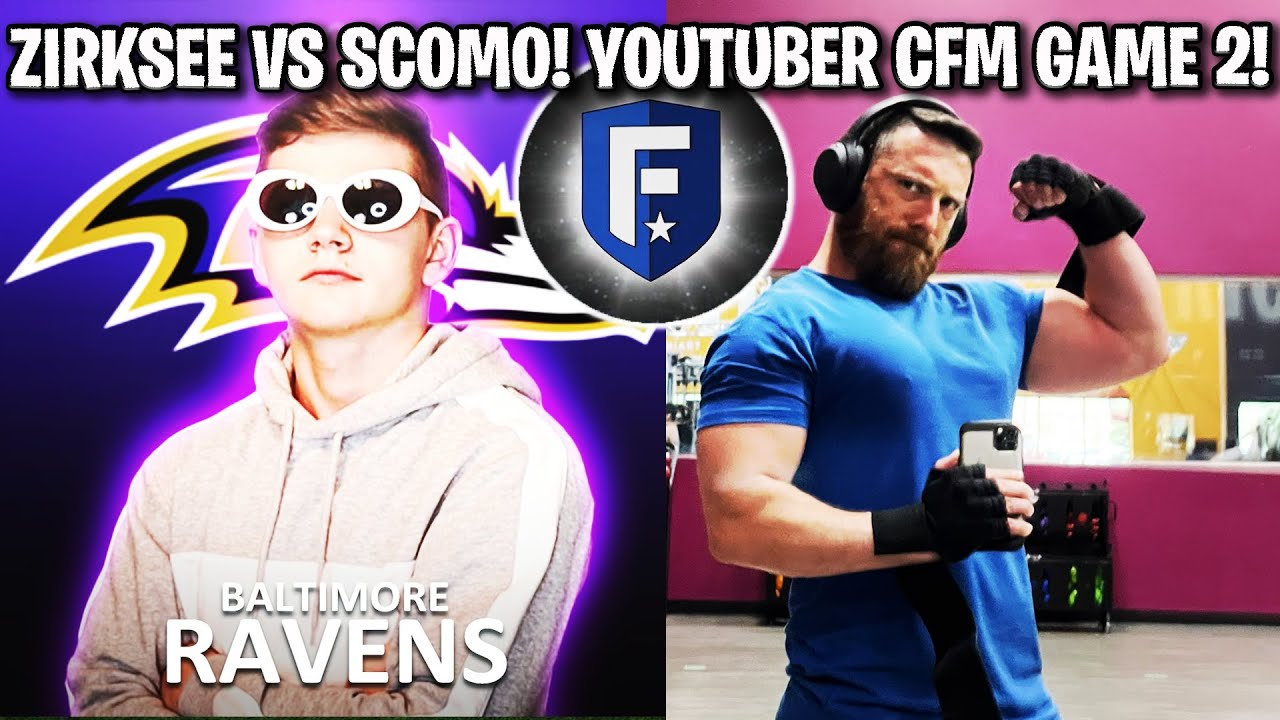 ZIRKSEE VS @ScomoTV ! YOUTUBER FRANCHISE SERIES GAME 2! | MADDEN 21 ...