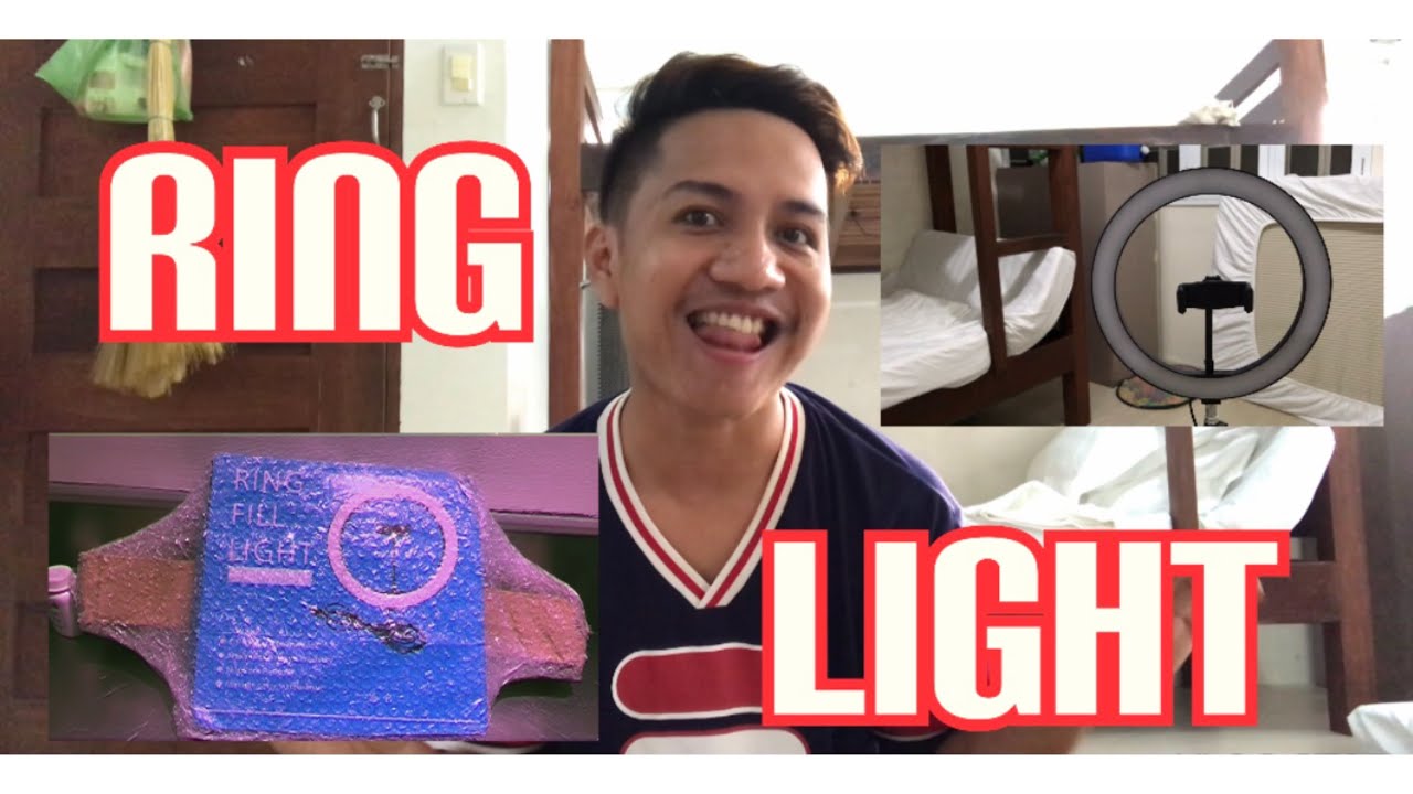 UNBOXING RING LIGHT (ANG CUTE) - YouTube