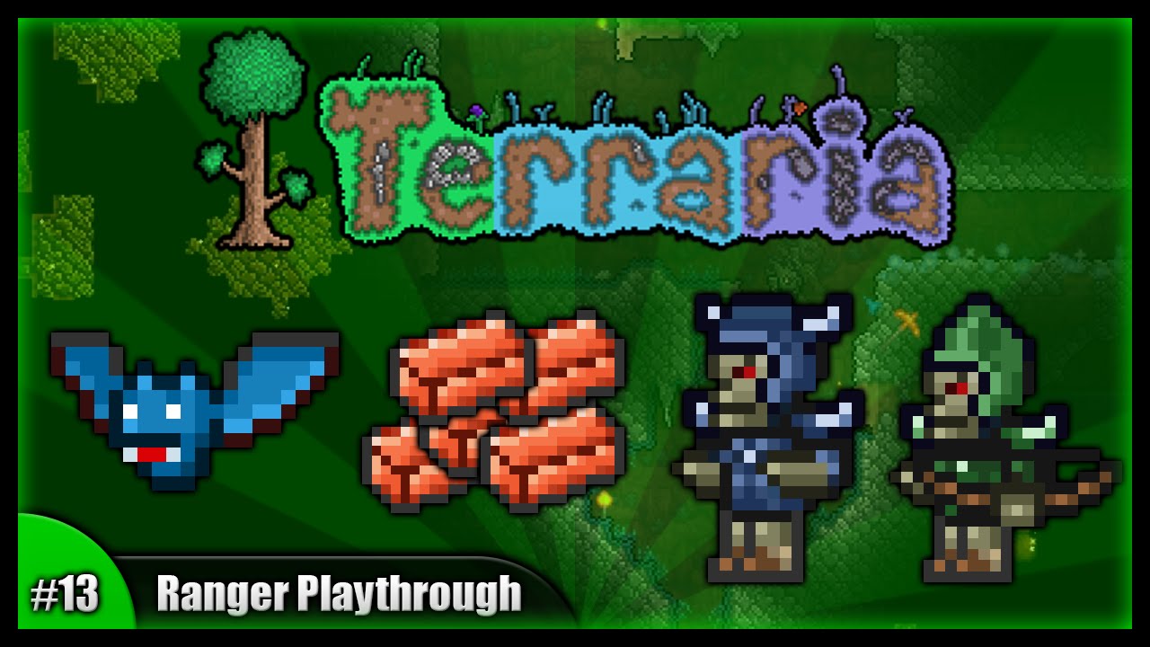 Let's Play Terraria 1.2.4 || Ranger Class Playthrough || Altar Smashing ...