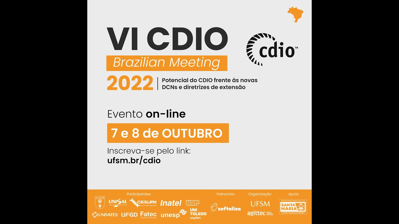 CDIO Brazilian Meeting 2022 - Apresentações Instituições CDIO - 07/08 ...