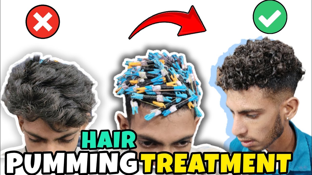 Men's PumminG Hair Treatment 2024 🤔| 🔥 Curly Hair Treatment Kese Kare ...