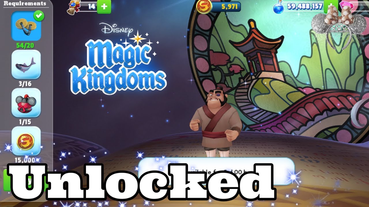 Unlocked Yao! Mulan Limited Time Event Disney Magic Kingdoms - YouTube
