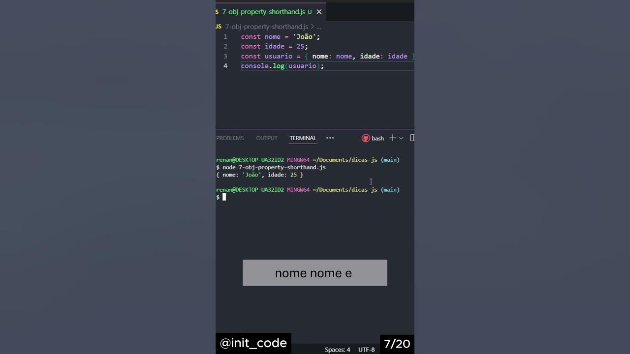 Dica NodeJS - 7 de 20 - #js #nodejs #node #javascript - YouTube