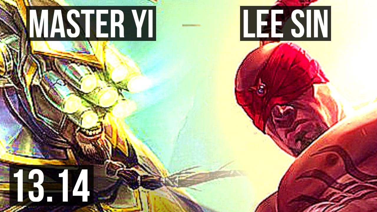 MASTER YI vs LEE SIN (JNG) | 5/0/3, 1.4M mastery, 700+ games | NA ...