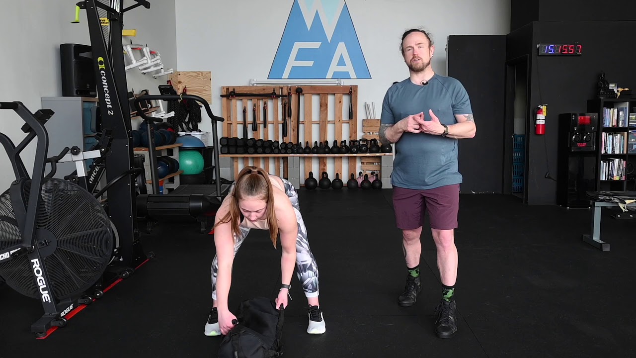 Sandbag Clean to Shoulder - YouTube