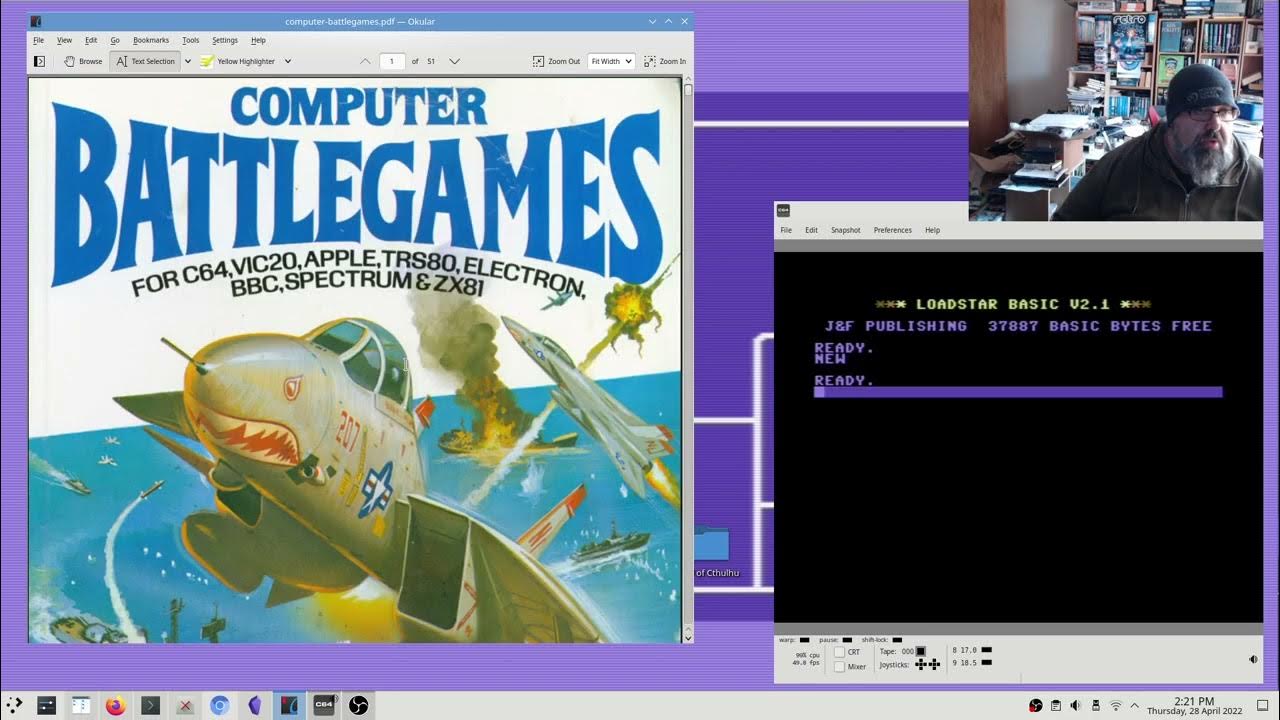C64 BASIC Game Type-in: ICEBERG (Genius enemy AI) - YouTube