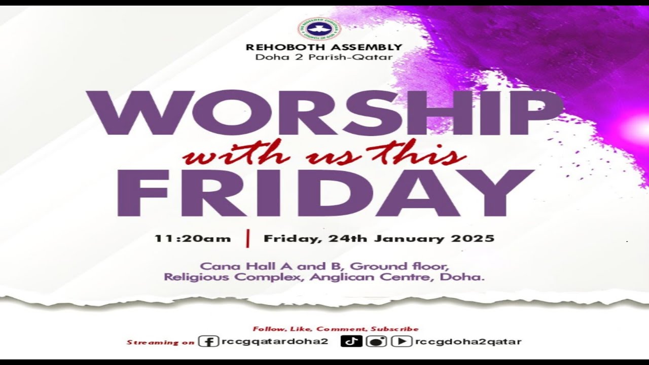 Friday, 24th January 2025 || Friday Celebration Service || Glory - YouTube
