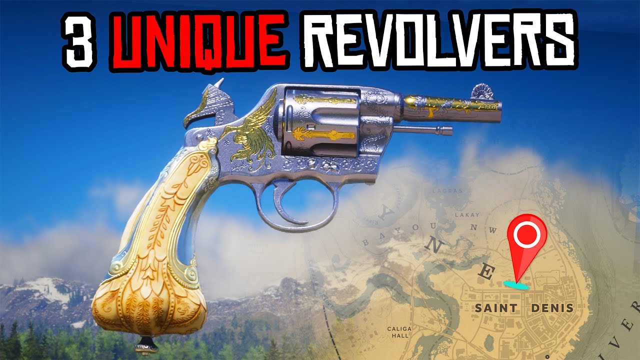 3 UNIQUE REVOLVERS IN RDR 2 - YouTube