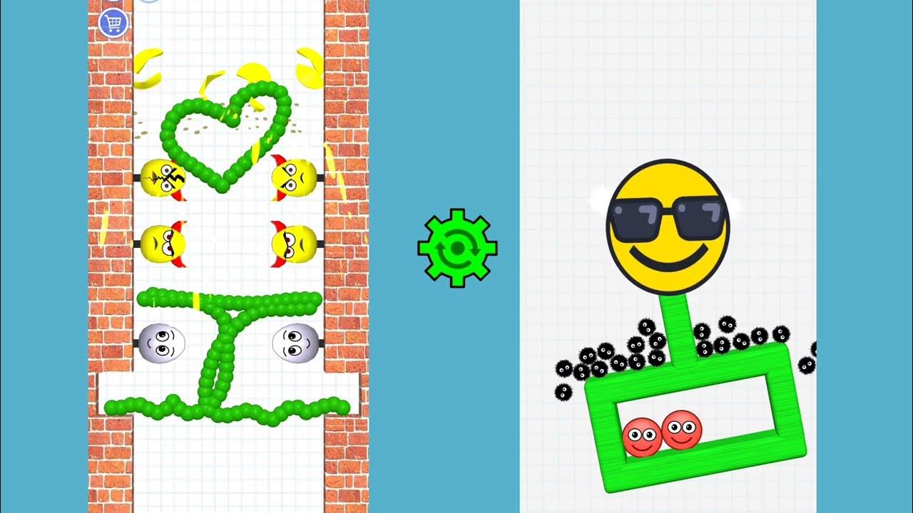 Draw To Smash VS Hide Ball Logic puzzle Game / Level 7980 - 8000 Game / ASMR Gameplay / Rescue ...