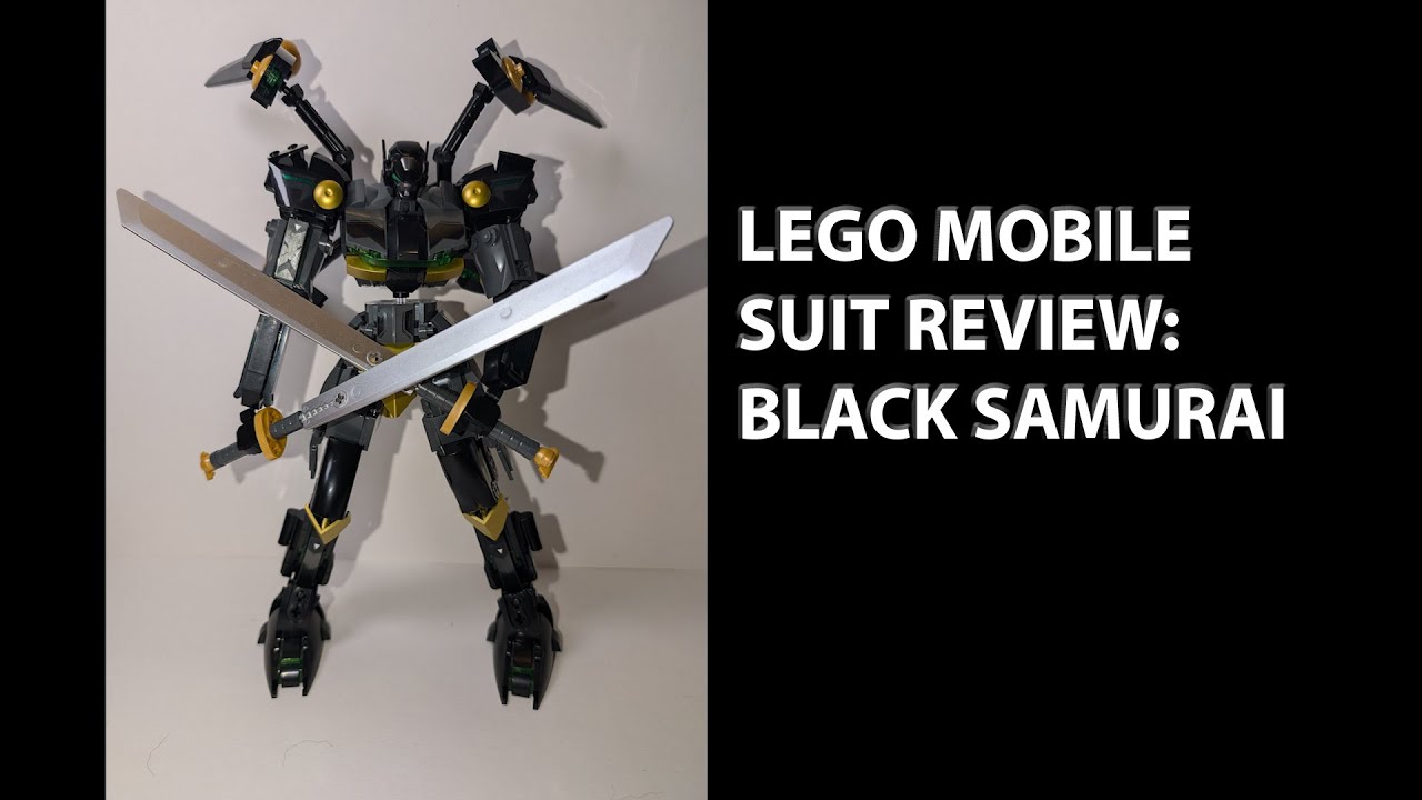 Lego Compatible Brick Black Samurai by Sluban Build and Review - YouTube