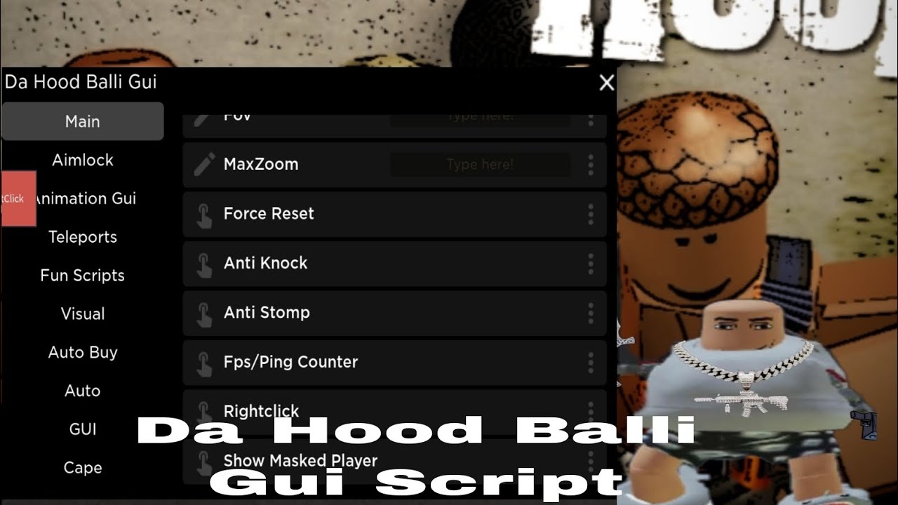 *Op* Da Hood Gui Roblox Script Hack | Fluxus / Hydrogen / Delta ...