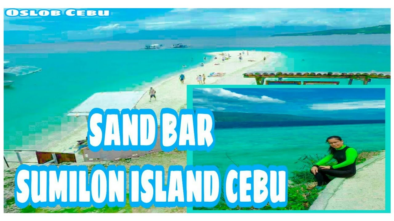 Sand Bar Sumilon Island Cebu | Rusbie MIXED VLOGS - YouTube