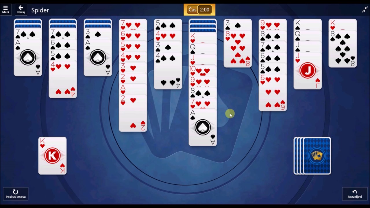 Microsoft Solitaire Collection - Spider August 12 2017 - YouTube