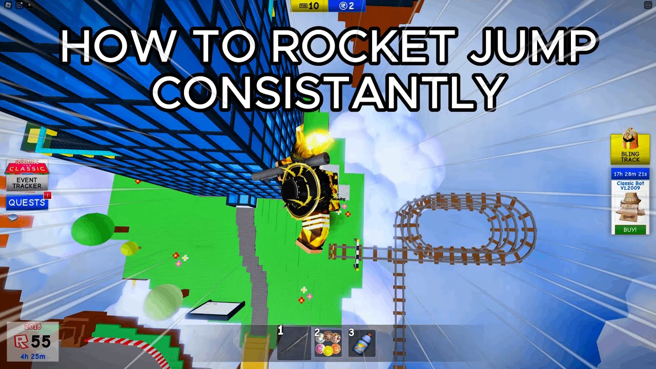How to rocket jump consistantly with the rocket launcher in the new ...