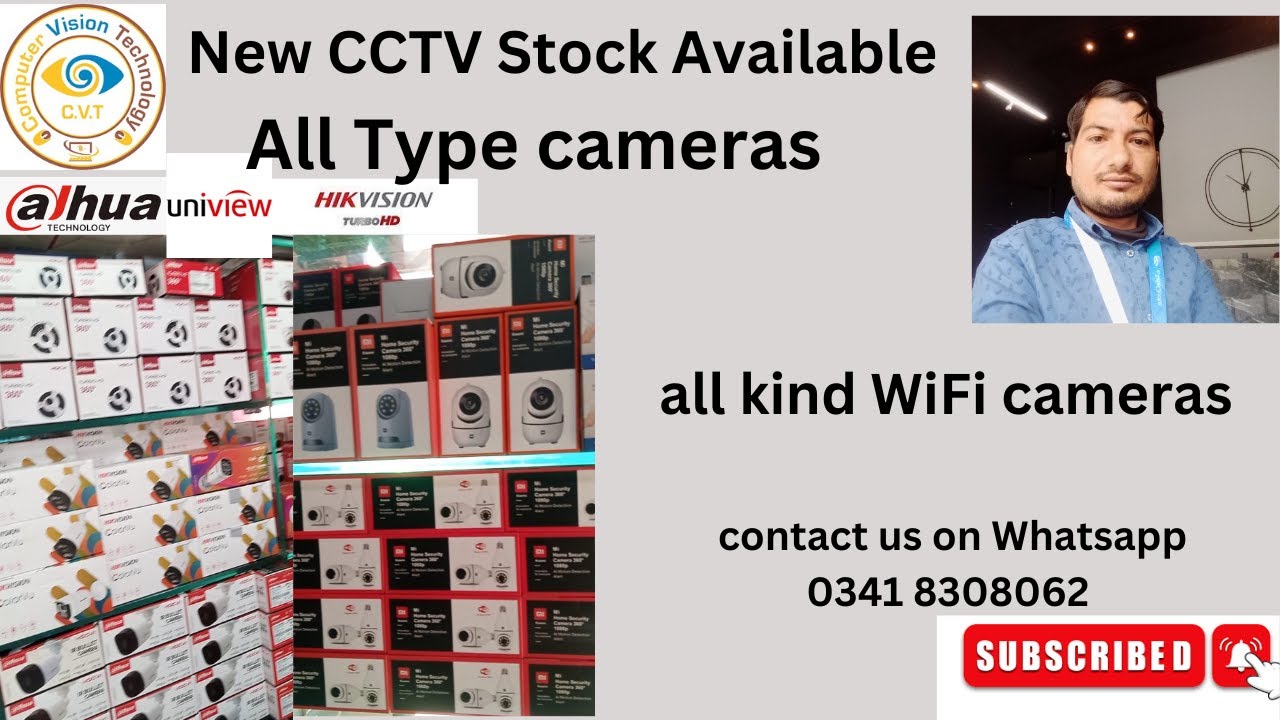 Fresh CCTV and WiFi cameras Stock Available! CCTV stock is Available At ...