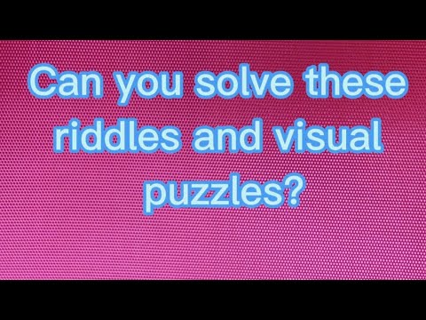 Riddles and Visual Puzzles - YouTube