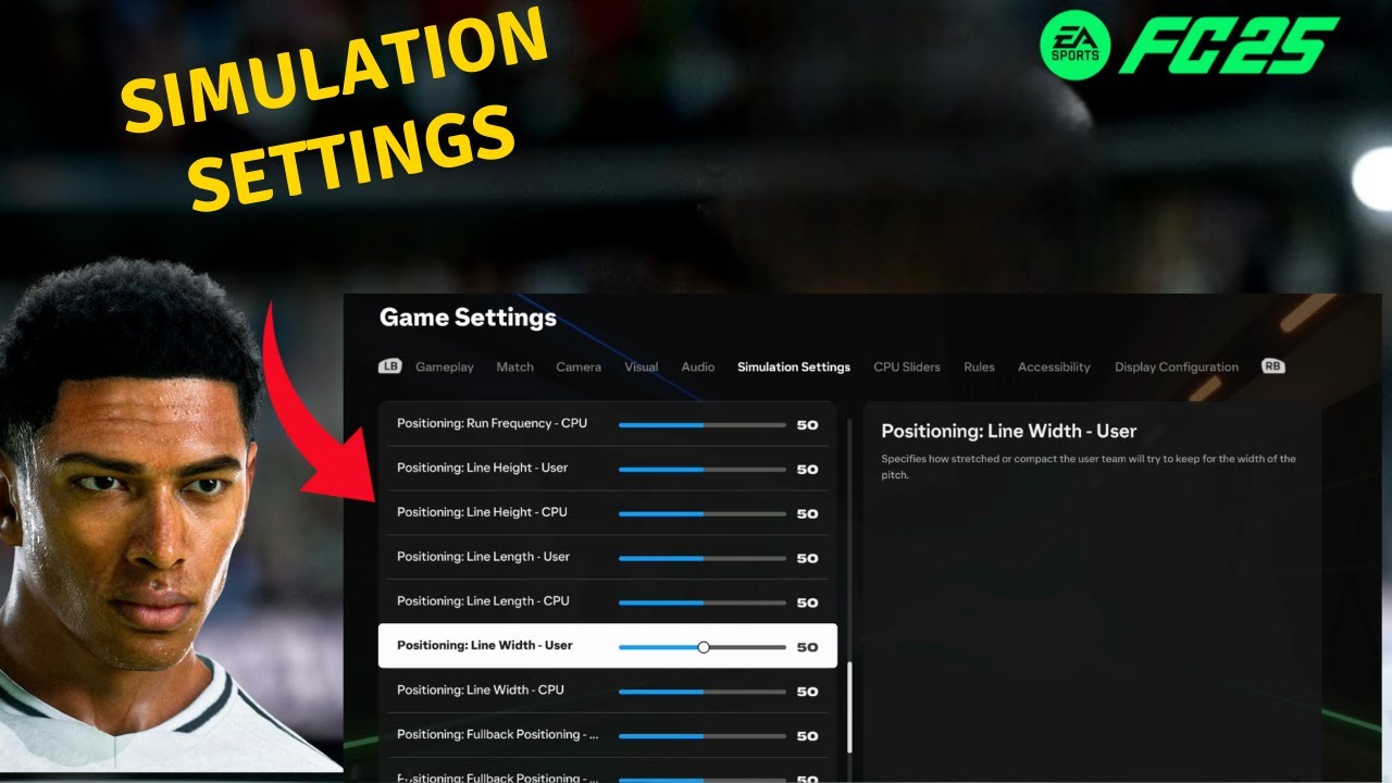 FC 25 How to Change Simulation Settings - YouTube