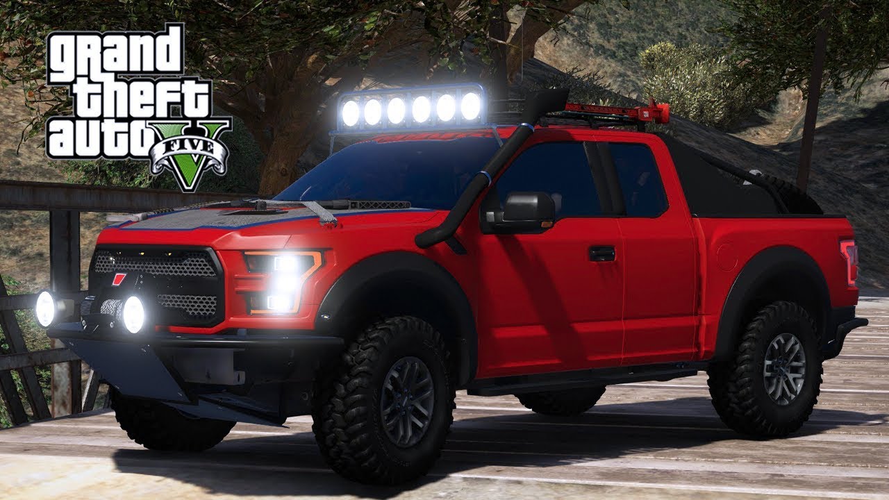 GTA 5 VIDA REAL|DIA DE RUTAS 4X4 EN UNA FORD RAPTOR 2018 MODIFICADA ...