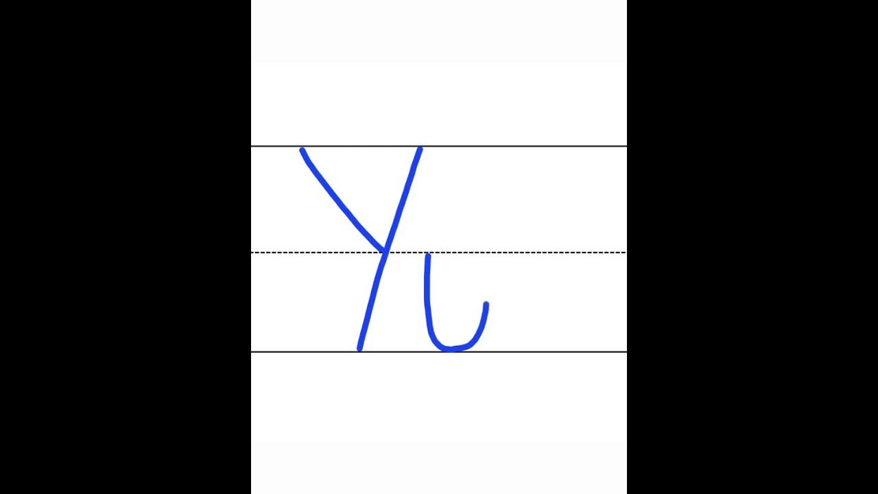 How to Write the Letter Y | Step-by-Step Tutorial for Beginners! - YouTube