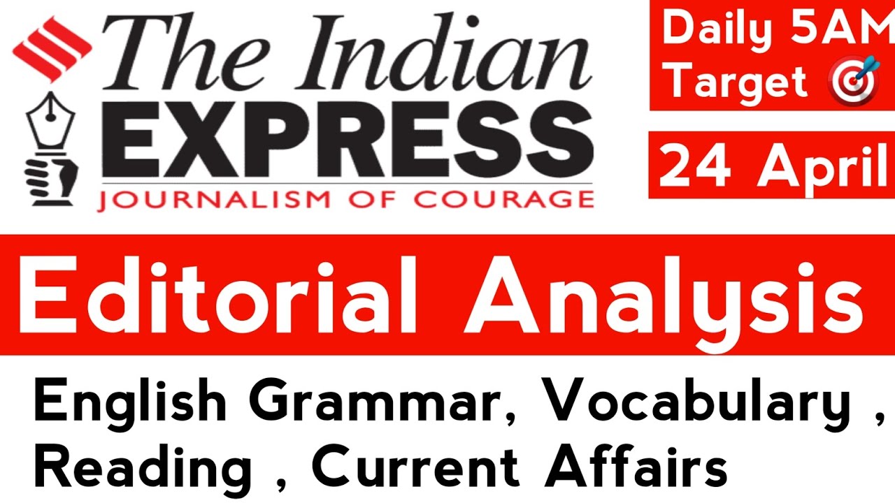 The Indian Express Editorial | The Indian Express Vocabulary | The ...
