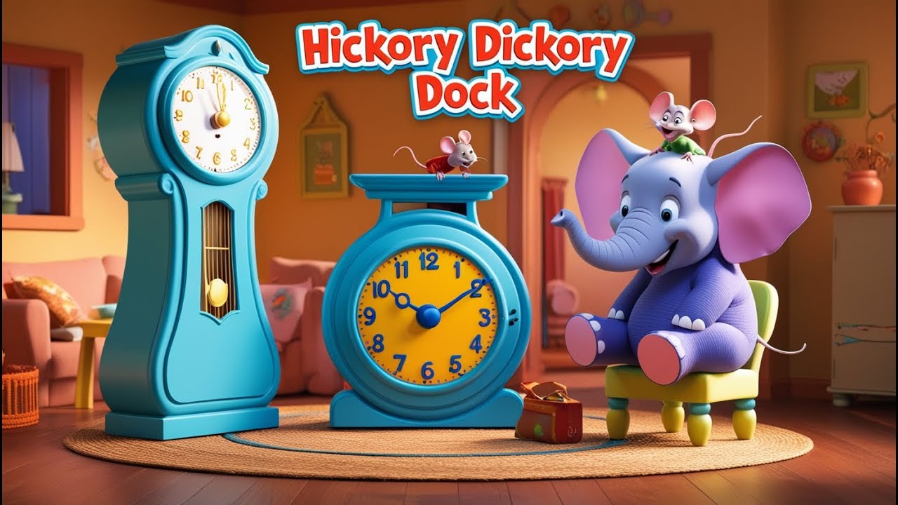 Hickory Dickory Dock || Elephant || Zippy Joys Fun - YouTube