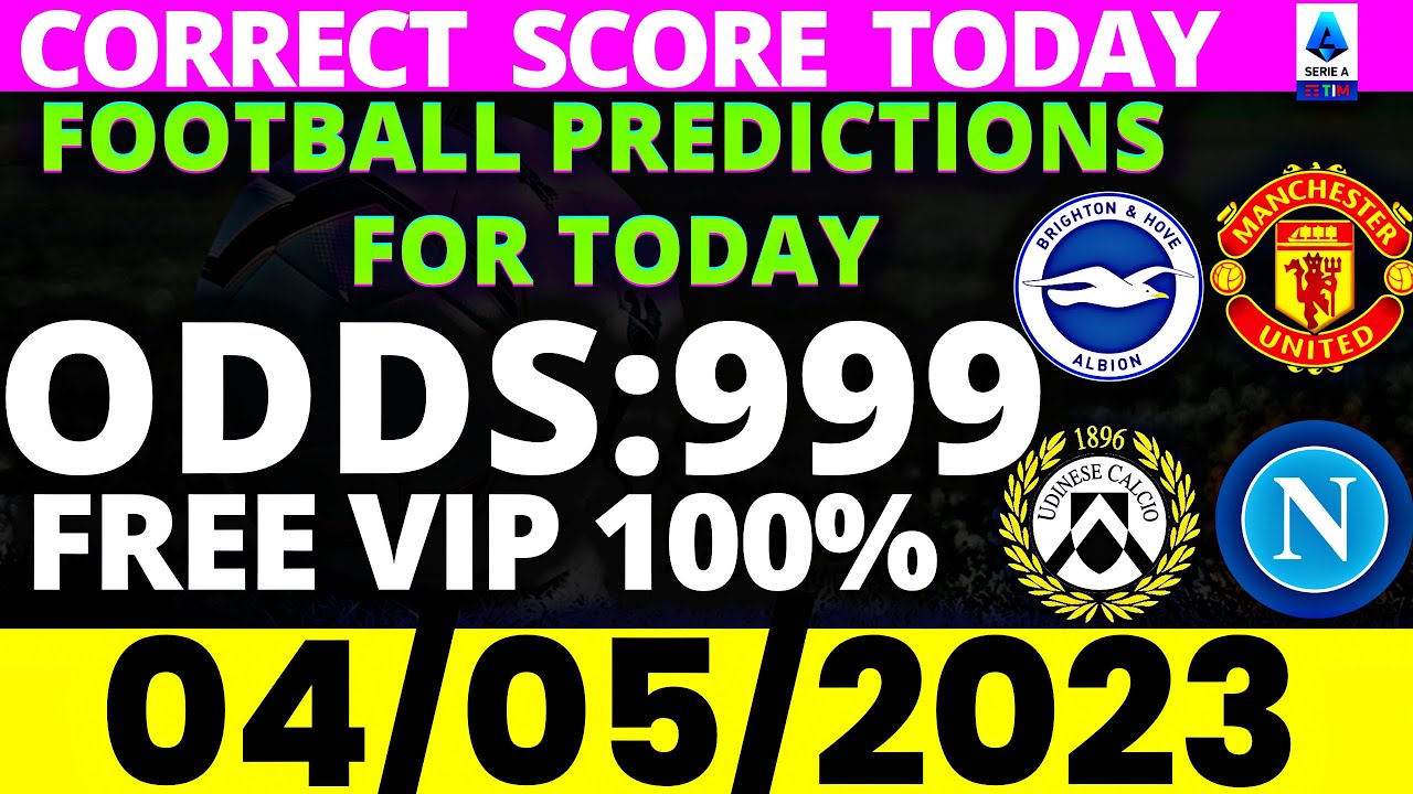 CORRECT SCORE TODAY ( football predictions today )FIXED MATCHES SOCCER ...