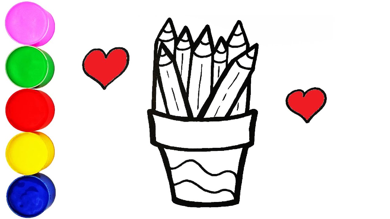 Stifte Zeichen und Malen für Kinder - YouTube