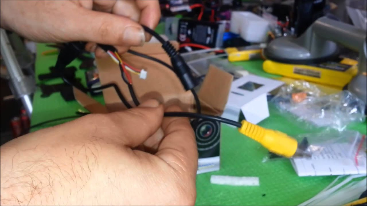 Setting cable for FPV Cam OSD - YouTube