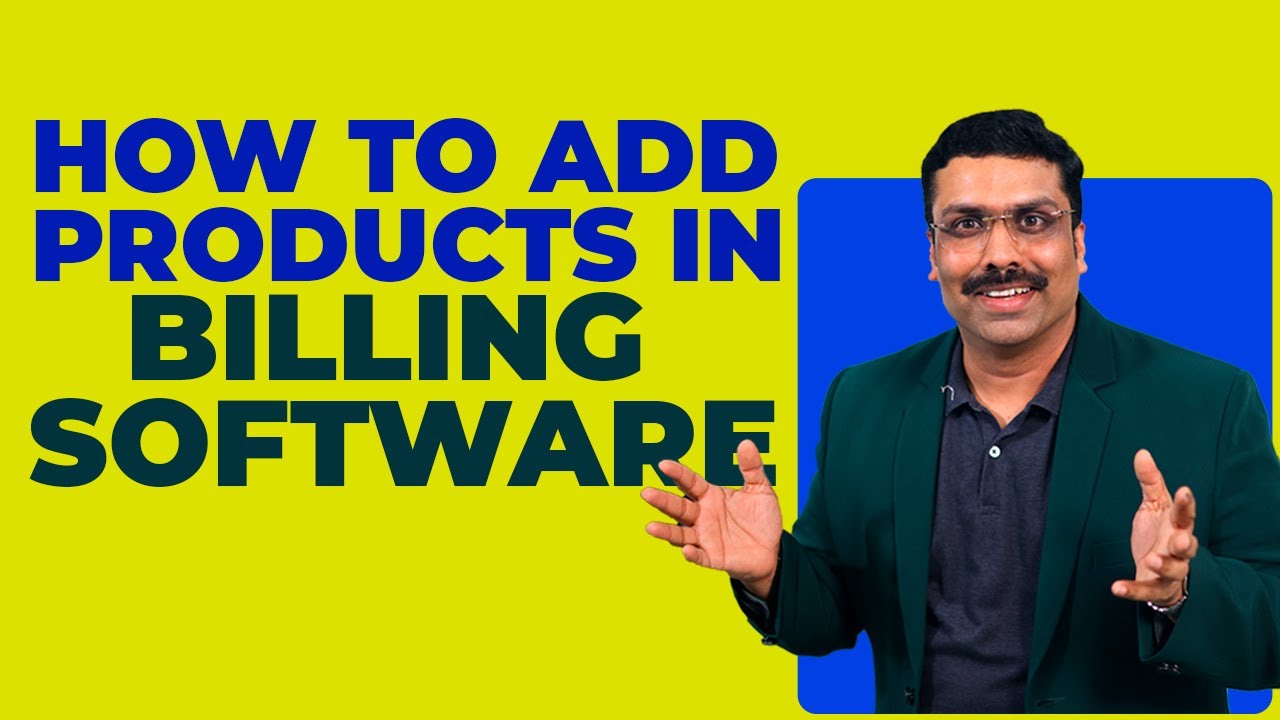 How to add products in Billing Software - YouTube