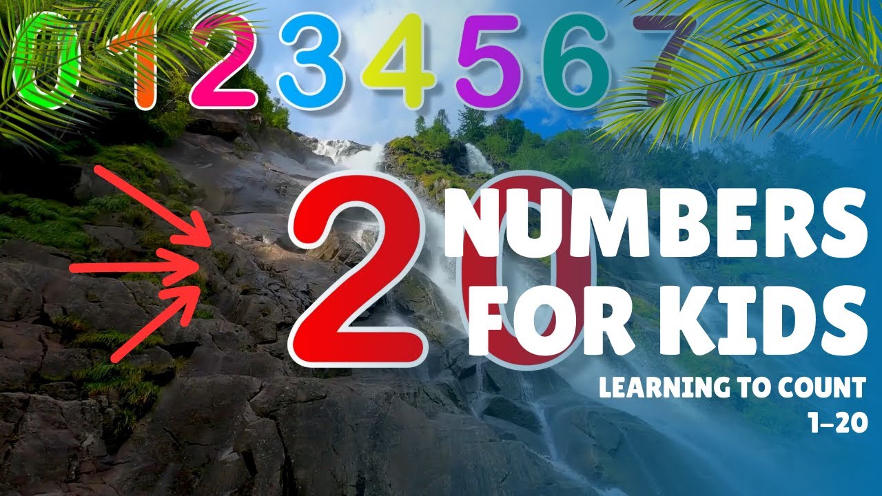 Learning to count from 1 to 20 | Numbers for kids | We love counting ...