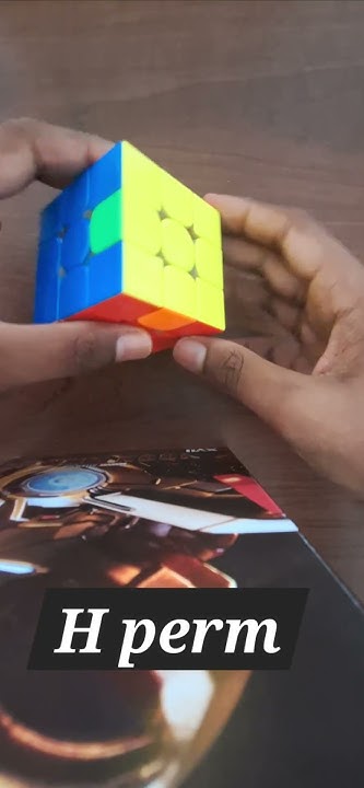 How to solve the last layer of the 3x3 Rubix Cube J perm and H perm # ...