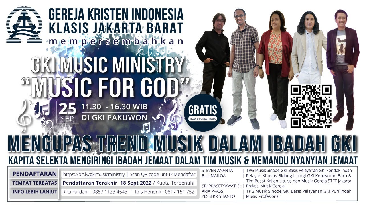 GKI MUSIC MINISTRY - MUSIC FOR GOD: MENGUPAS TREND MUSIK DALAM IBADAH ...