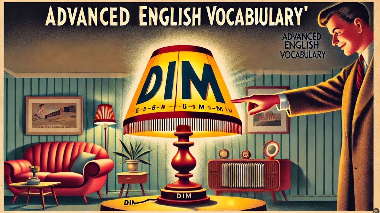 Vocabulary and Pronunciation "DIM" Advanced English - YouTube