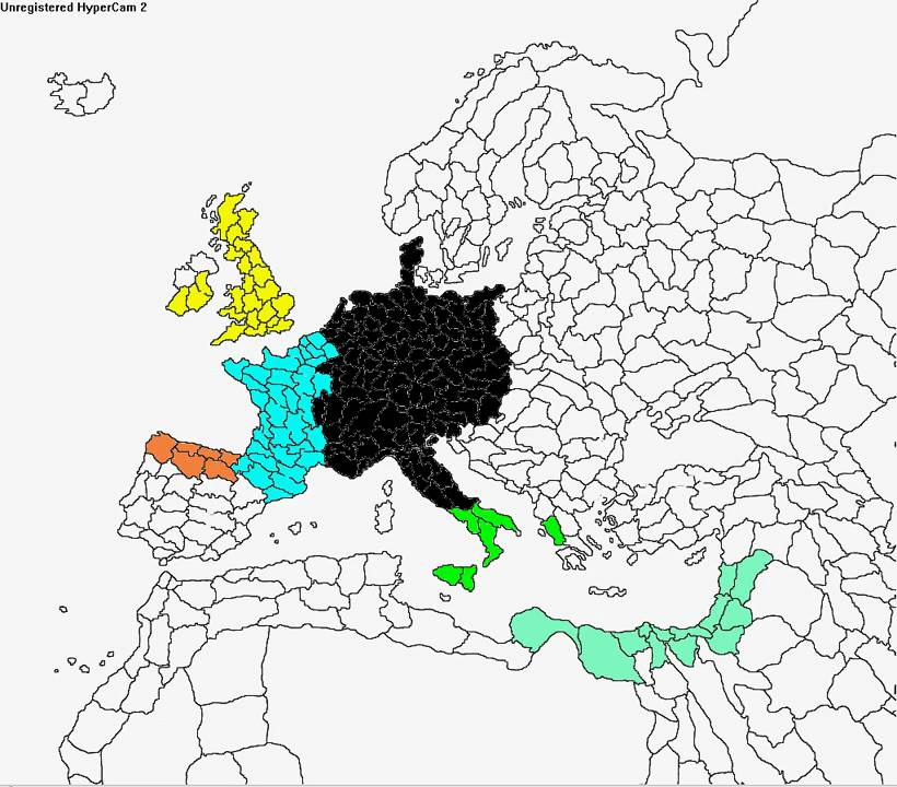 Simulation of The Holy Roman Empire and more Factions. - YouTube