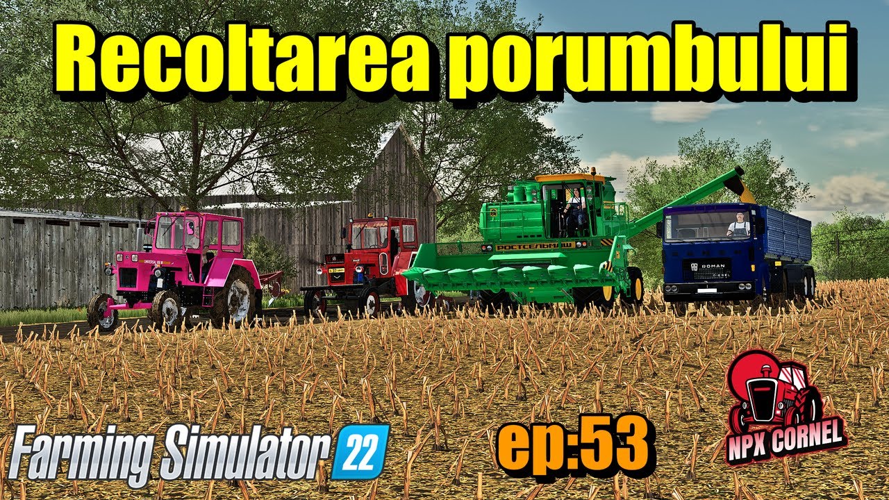 #fs22 Romania Roleplay/Mamaliga ramane mamaliga/ep:53 - YouTube