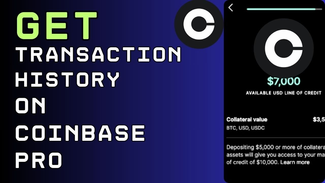 How to Get Transaction History on Coinbase Pro 2024? - YouTube