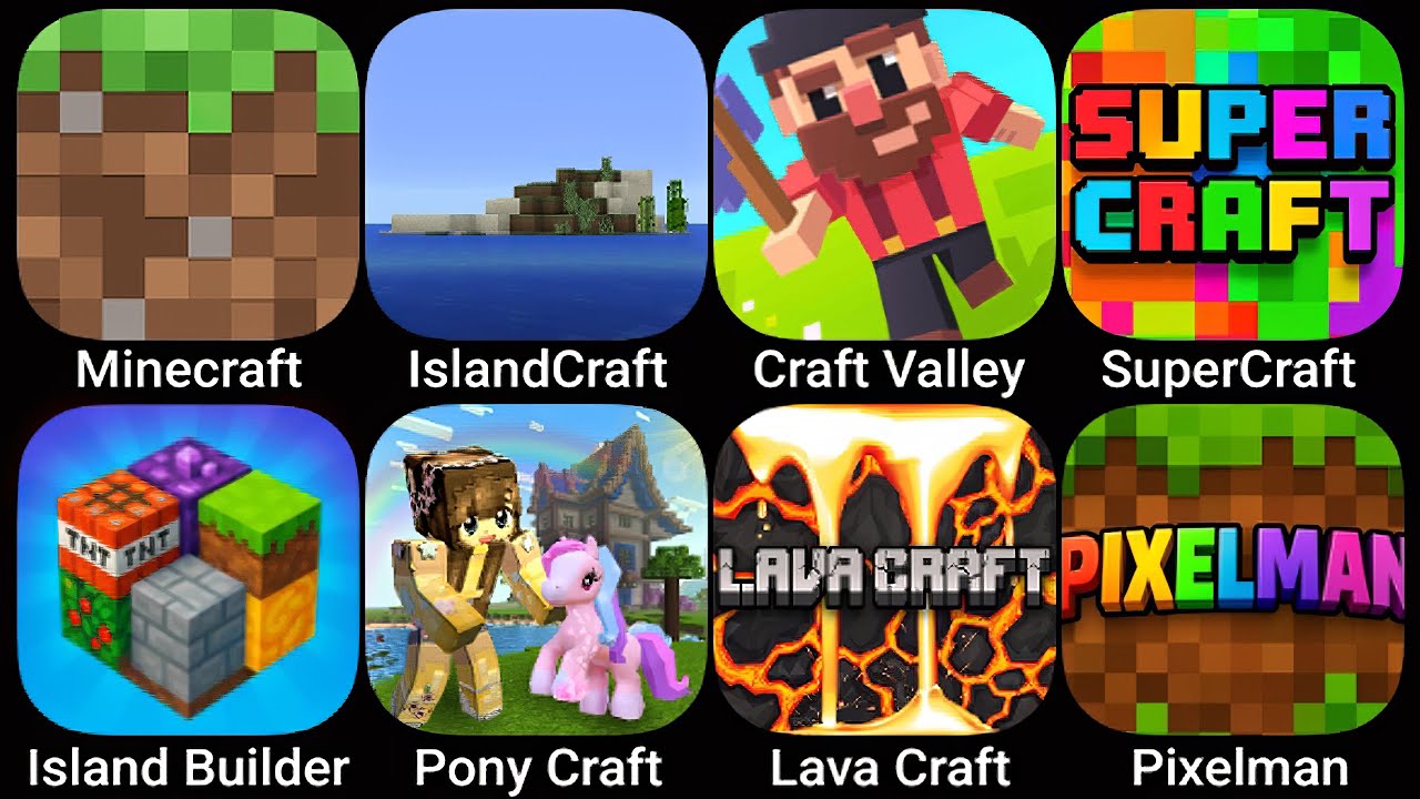 Minecraft,IslandCraft,Craft Valley,SuperCraft,Island Builder,Pony Craft ...