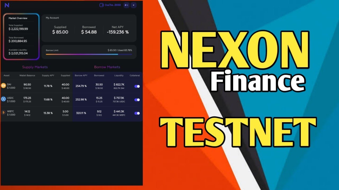 NEXON Finance Testnet Tutorial - YouTube