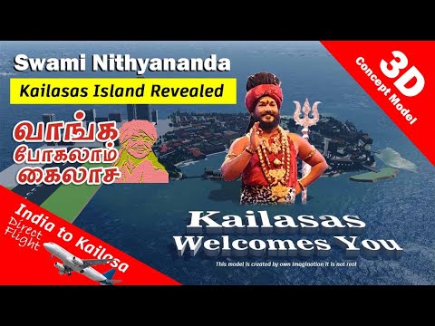 Kailasa Island Here it is || Swami Nithyananda || Own Concept in 3D ...