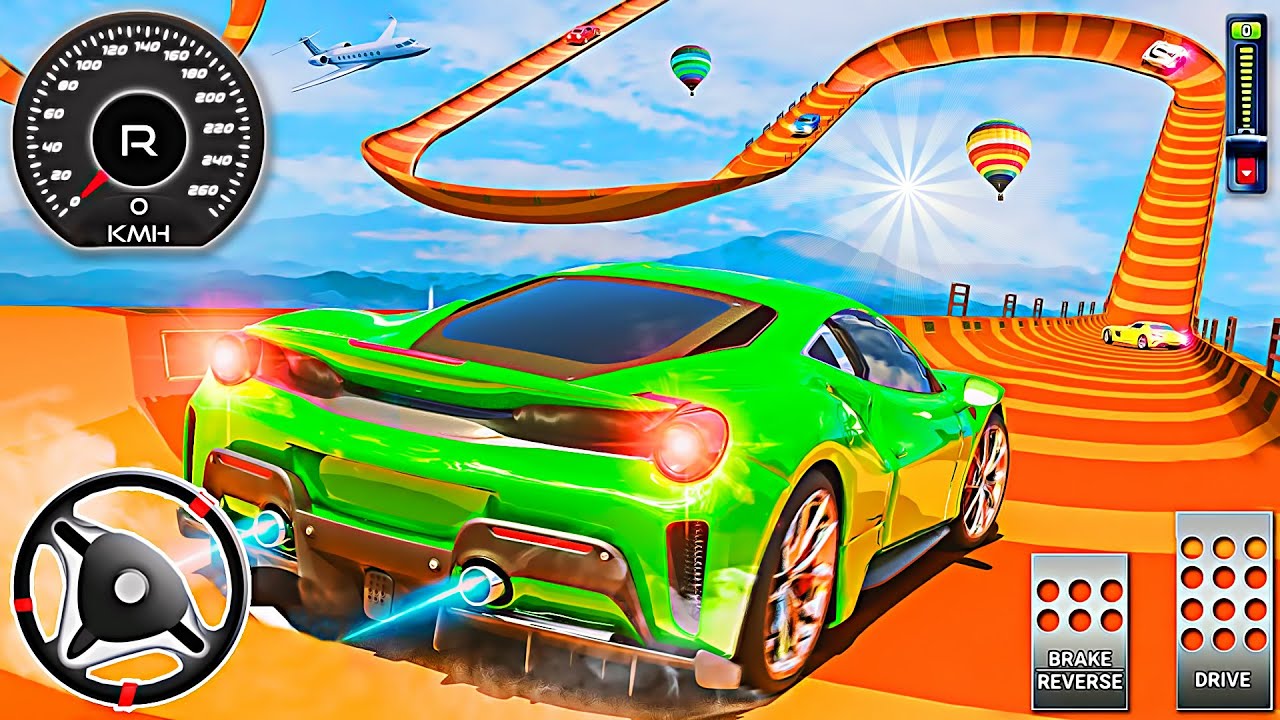 Car Stunt Races Game 3D - Nissan GTR Mega Ramps Car Driving | Android ...