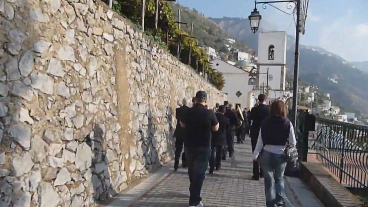Praiano St. Luca parade October 2008 - YouTube