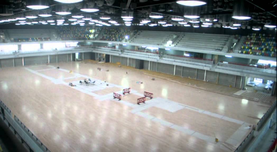 London 2012 Olympic Handball Arena Timelapse - YouTube