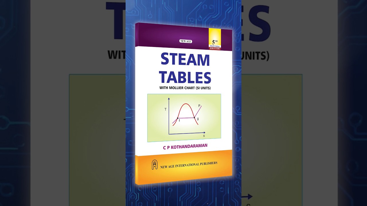 Steam Tables By #CPKothandramman #SteamTables #EngineeringTables # ...