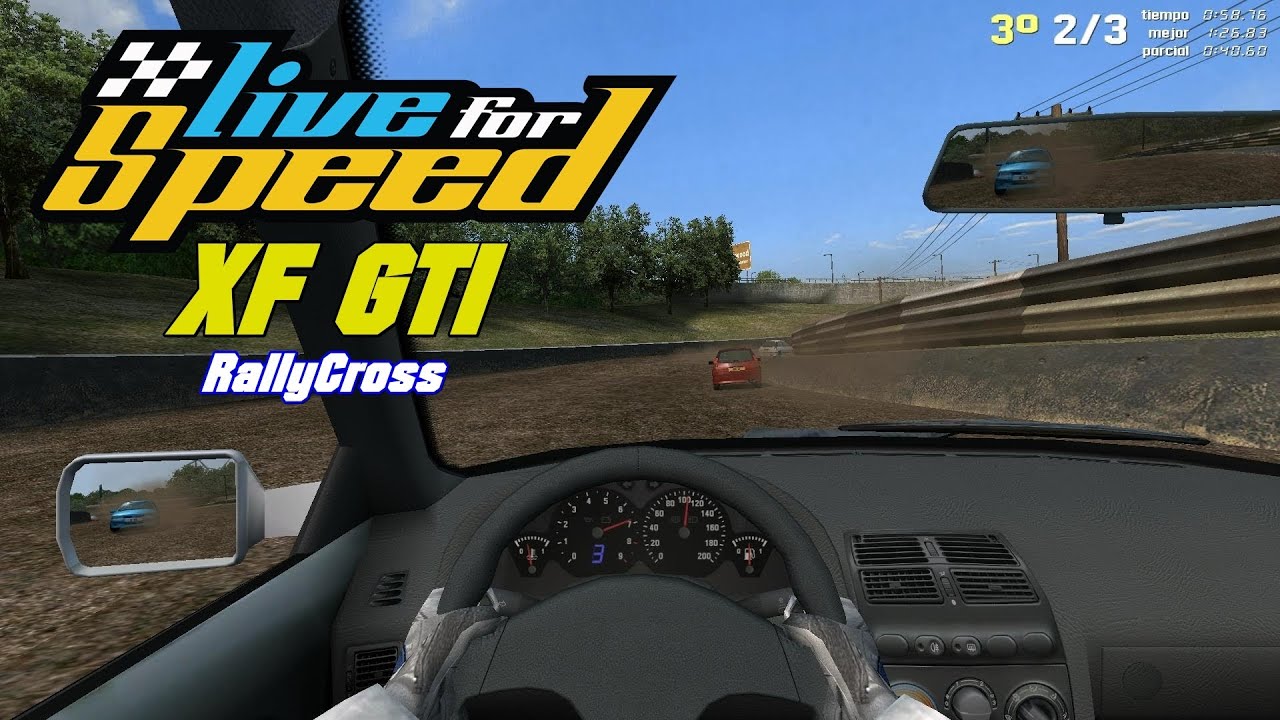 Live For Speed - XF GTI @ Blackwood RallyCross - YouTube