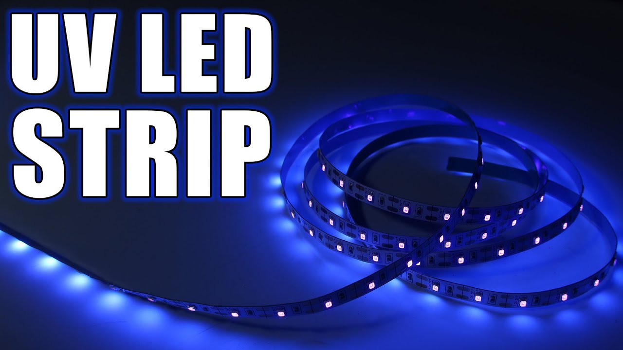 UV LED Strip Lights with USB Powered - YouTube