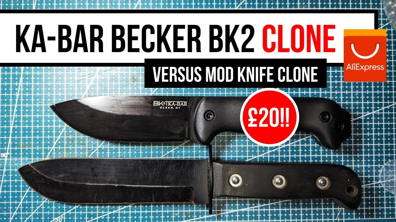 I bought a £20 Becker BK2 clone on AliExpress #bushcraft #knife - YouTube