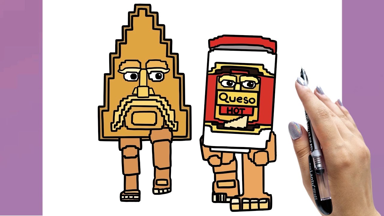 How to draw Chipso and Queso from Steal a Brainrot (Roblox) - Step by ...