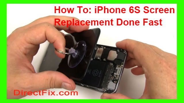 How to iPhone 6s Screen Repair done in 3 minutes - YouTube