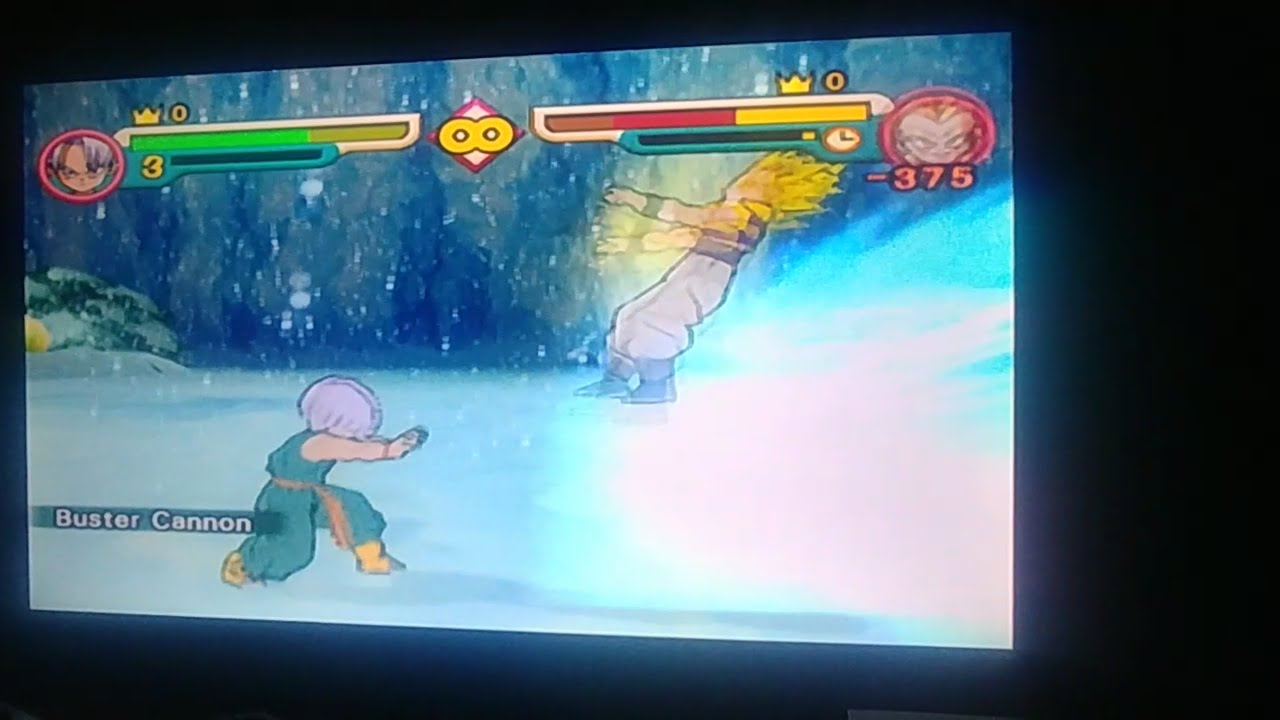 Dragonball Z Budokai 2 Kid Trunks Buster Cannon on Super Saiyan Gotenks ...